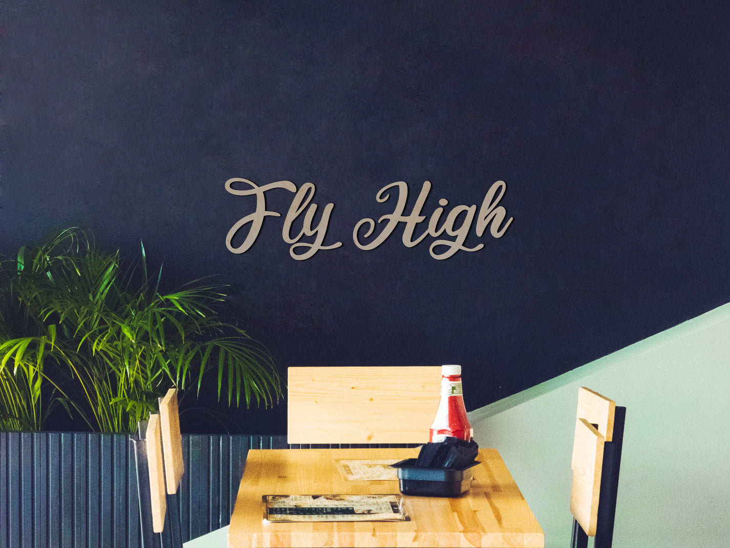 Houten naam/tekst – SOLID IDEA